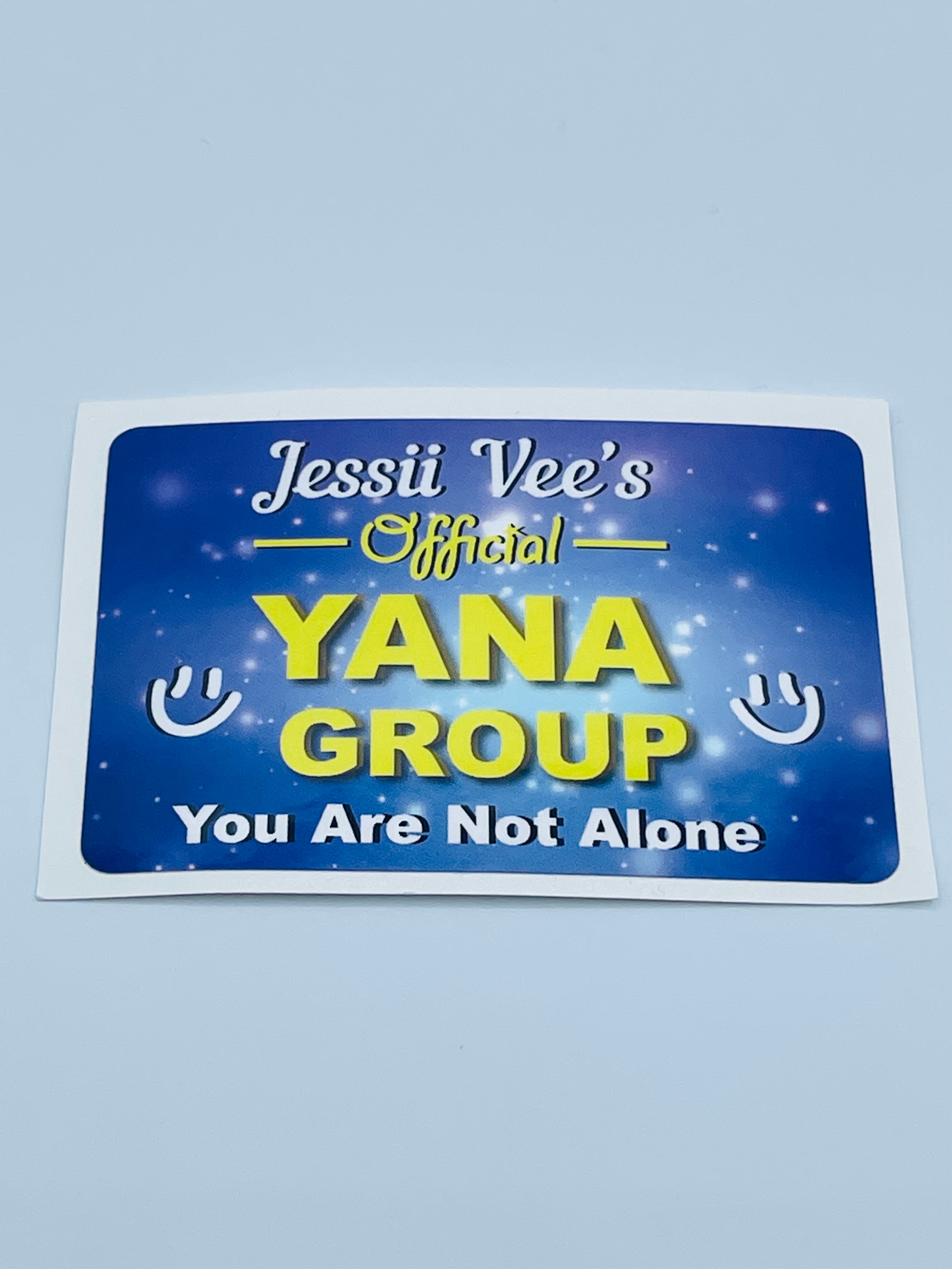 YANA Group Sticker – Jessii Vee's Peculiar Place